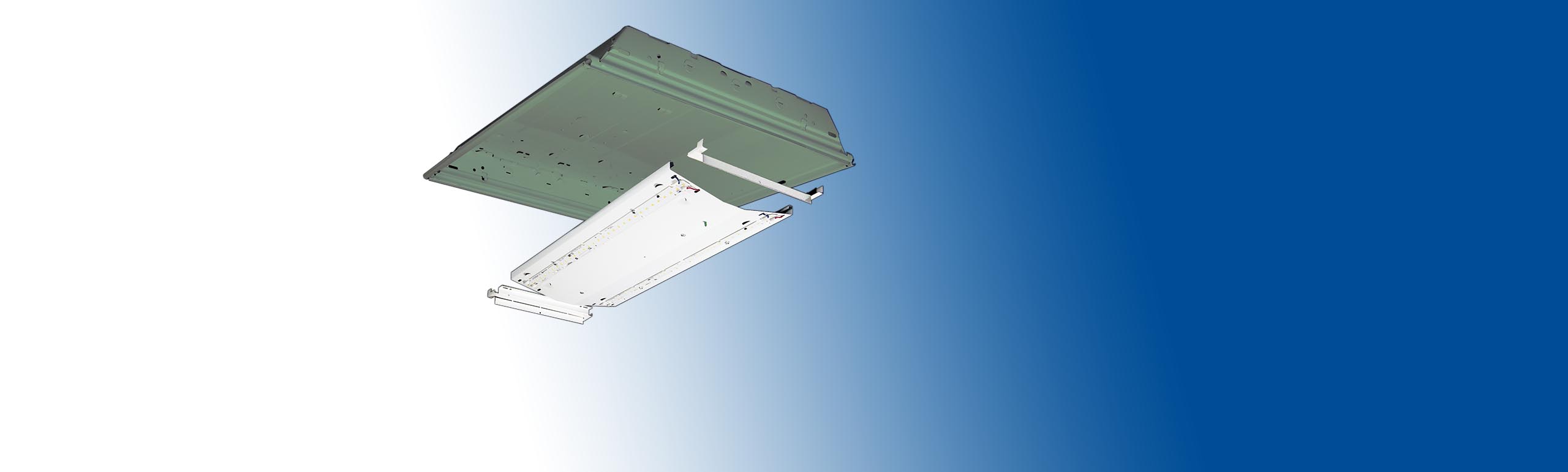 TLR - LED Troffer Retrofit Kit from Unami - available in 2x2, 2x4, 1x4